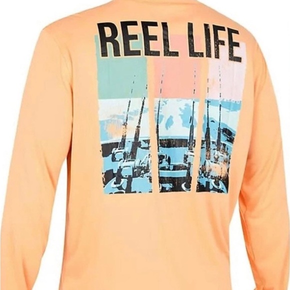 reel life | Shirts | Reel Life Mens Sun Defender Long Sleeve Uv Tee ...